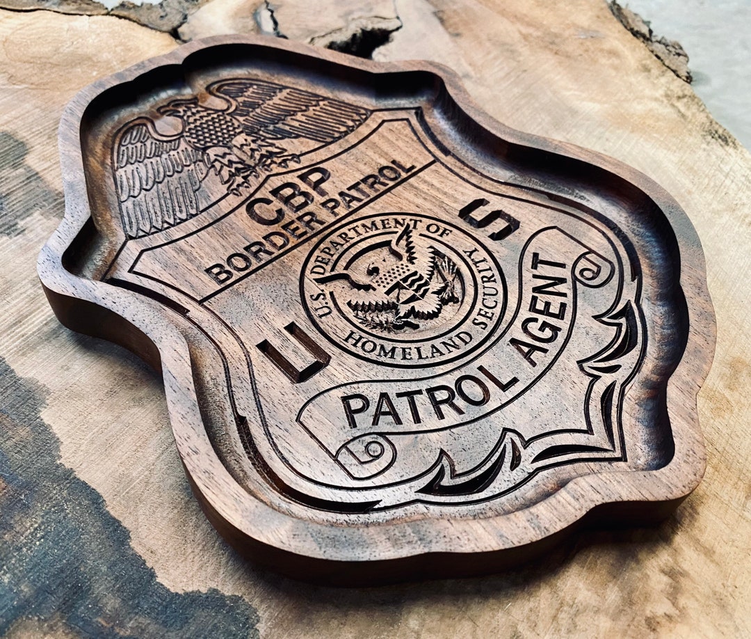 CA Border Patrol Catchall Tray / Wallet Tray / Catchall Tray for ...