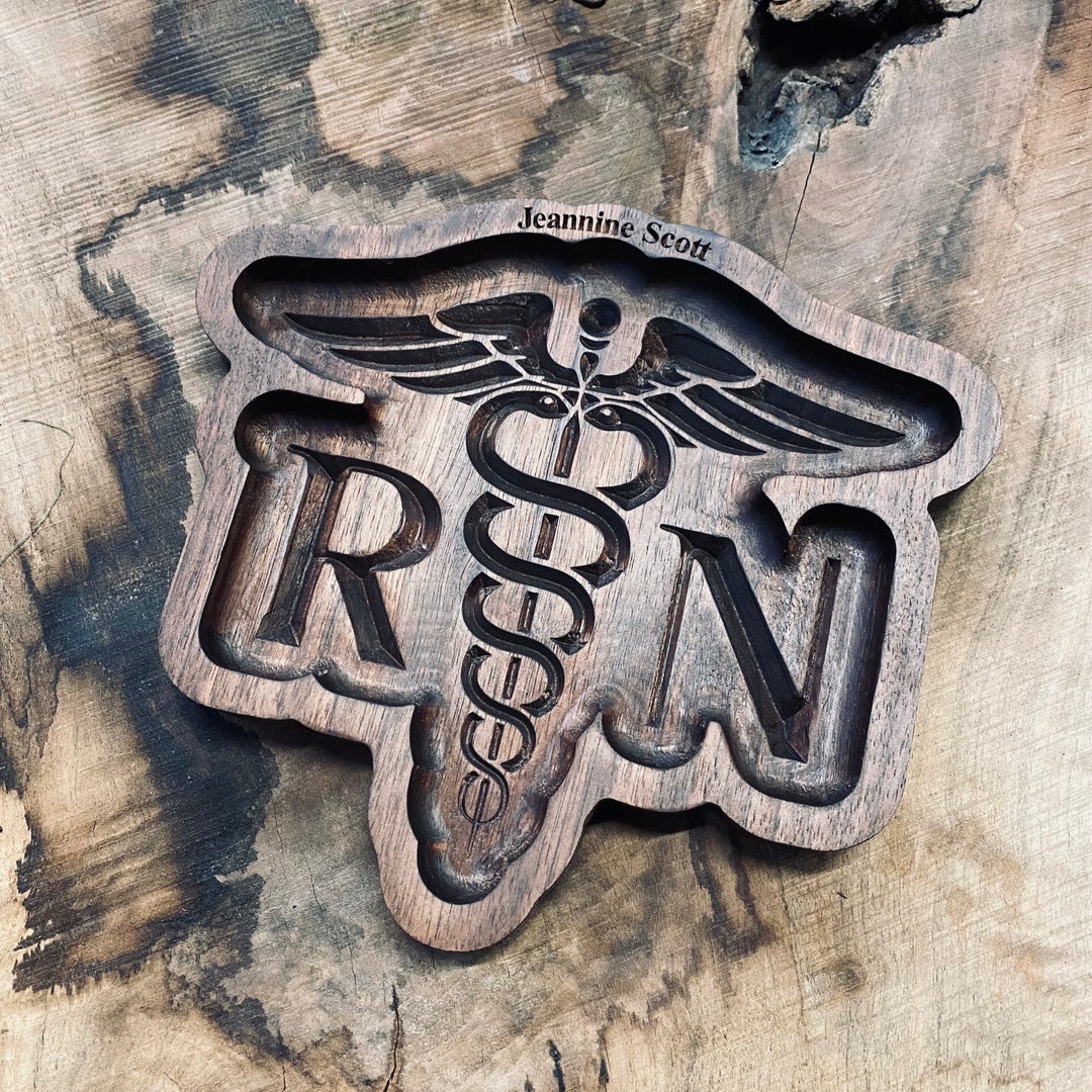 RN Nurse Catchall Tray / Wallet Tray / Catchall Tray for - Etsy