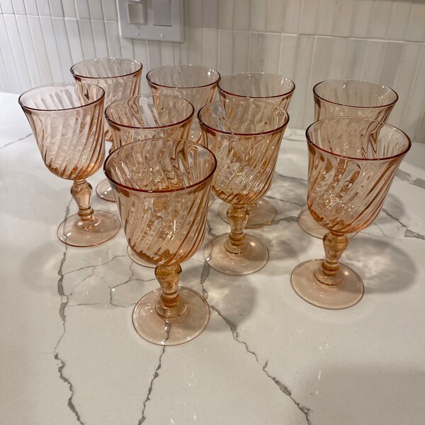 Pink Glassware - Etsy