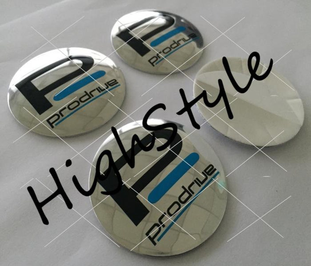 Wheels Center Caps Metal Stikers Fit PRODRIVE 1 1mm 4pcs - Etsy