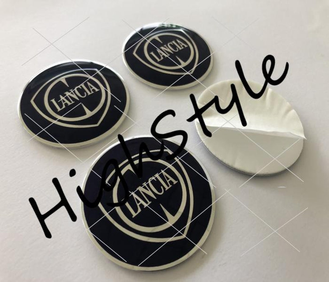 Wheels Center Caps Metal Stikers Fit LANCIA 7 Blue 1mm 4pcs - Etsy