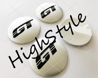Metal Stickers Custom Car / Wheels Center Cap Logo Badge Wheel Trims ...