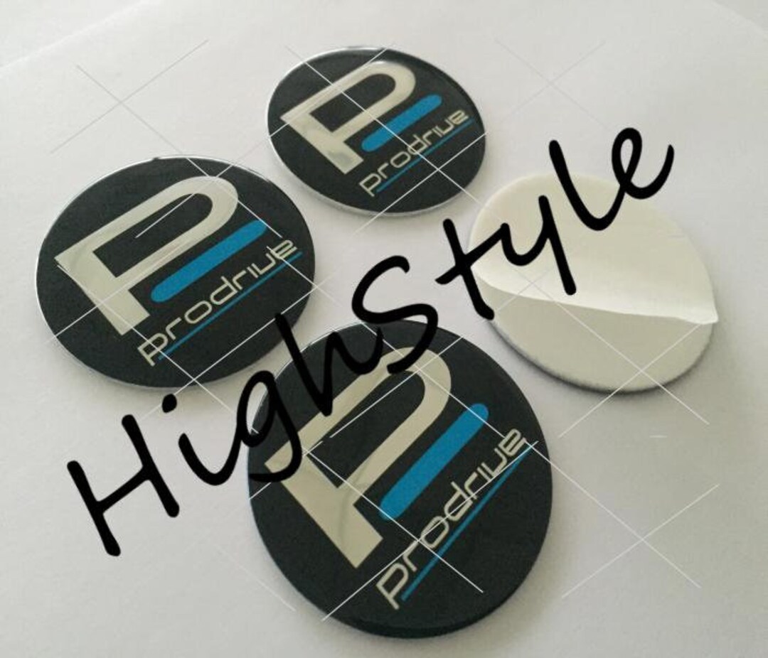 Wheels Center Caps Metal Stikers Fit PRODRIVE 2 1mm 4pcs - Etsy