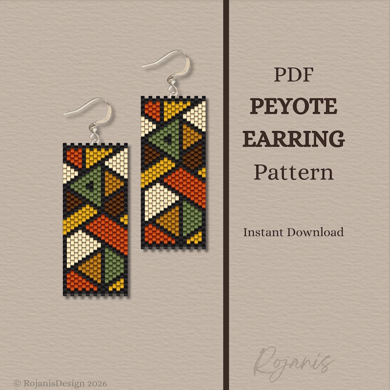 Abstract Olive Earrings - Etsy