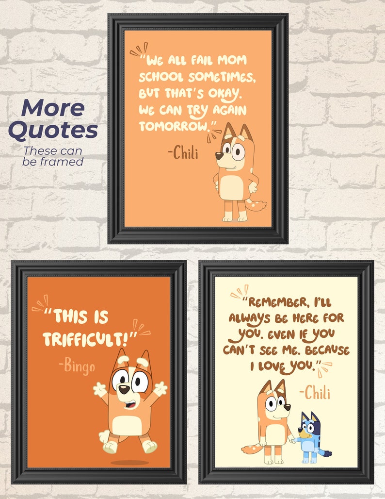 Bluey Birthday Party Quotes, Bluey Party Stations, Bluey Food Tents ...