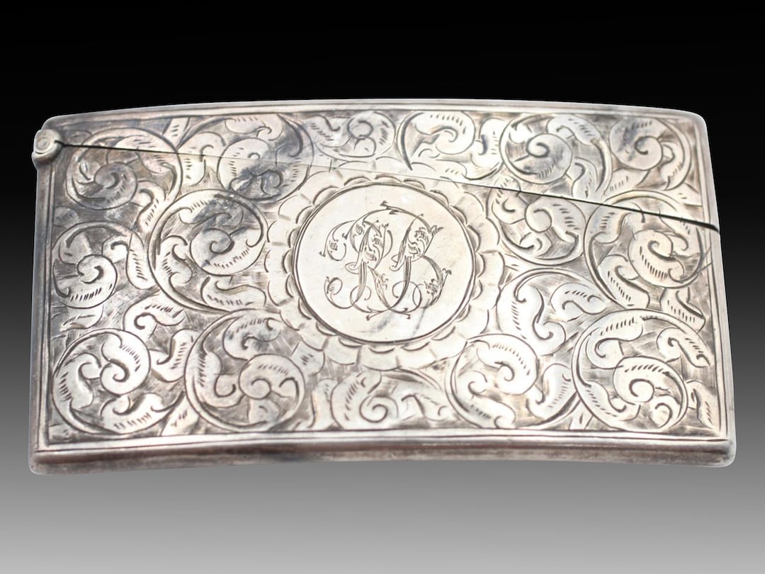 Antique Silver Case • George Unite Antique Hallmarked 1904 Birmingham ...
