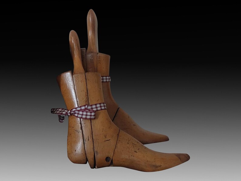 Antique Wooden Boot Lasts: Decorative Shoemaker Tool, Circa 1910 - Etsy