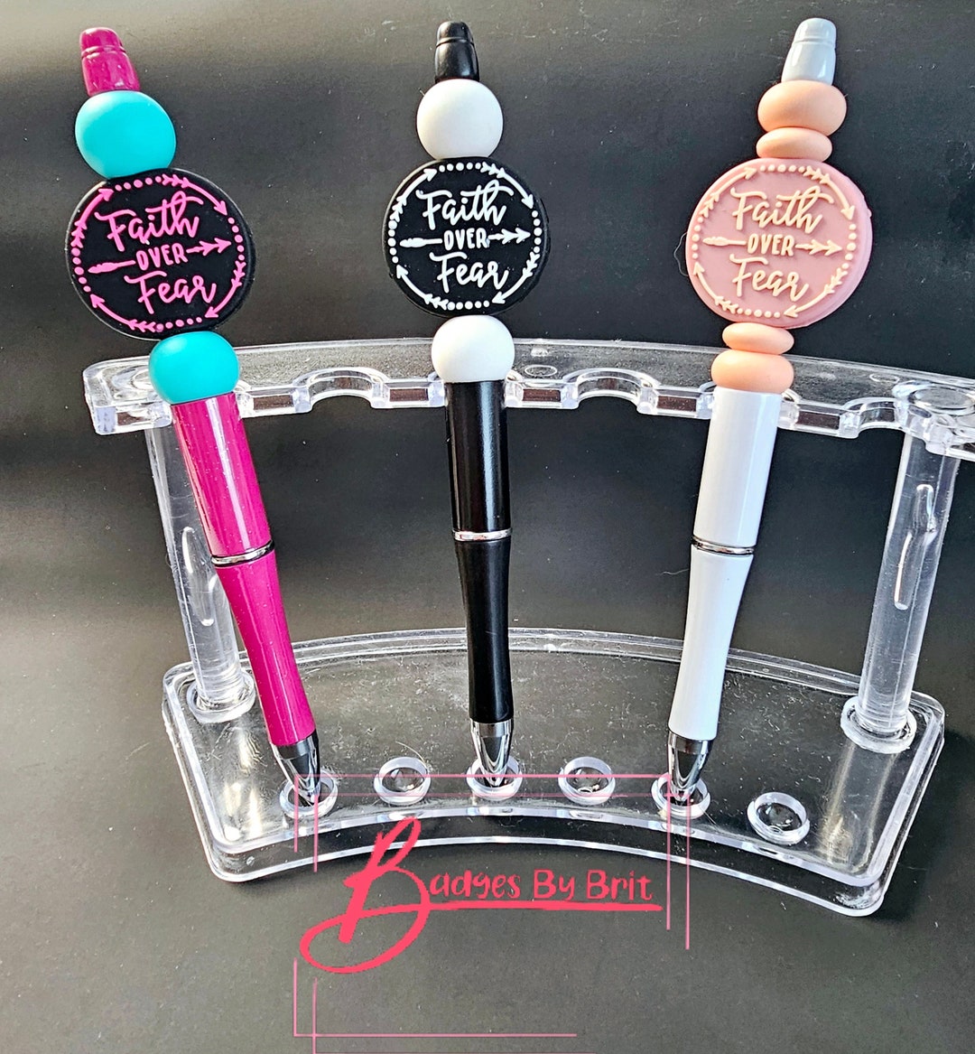 Custom Beaded Pen, Faith Pen, Religious Pen, Unique Pens, Refillable ...