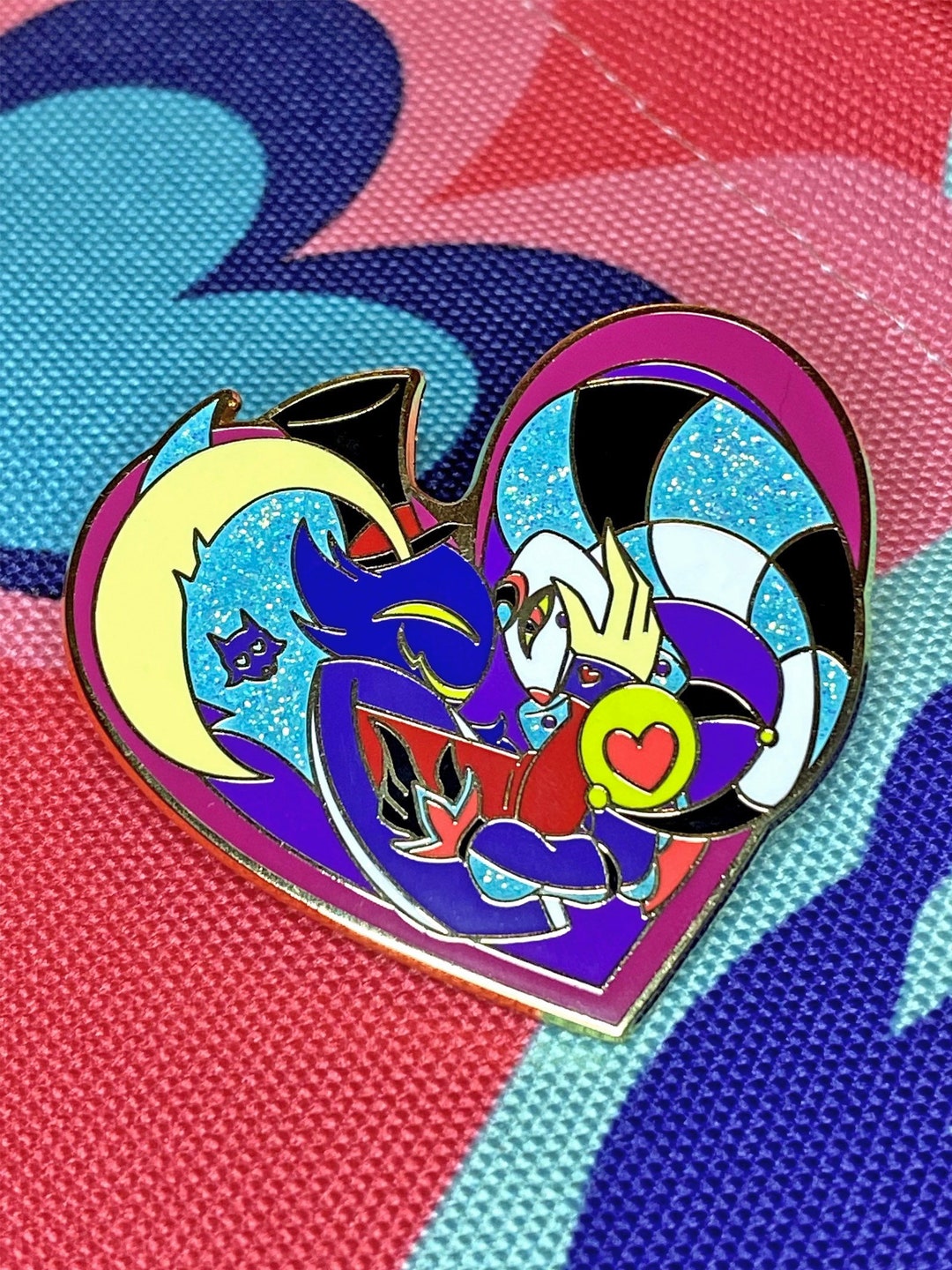 Ozzie & Fizz Ship Heart Pin - Etsy Australia