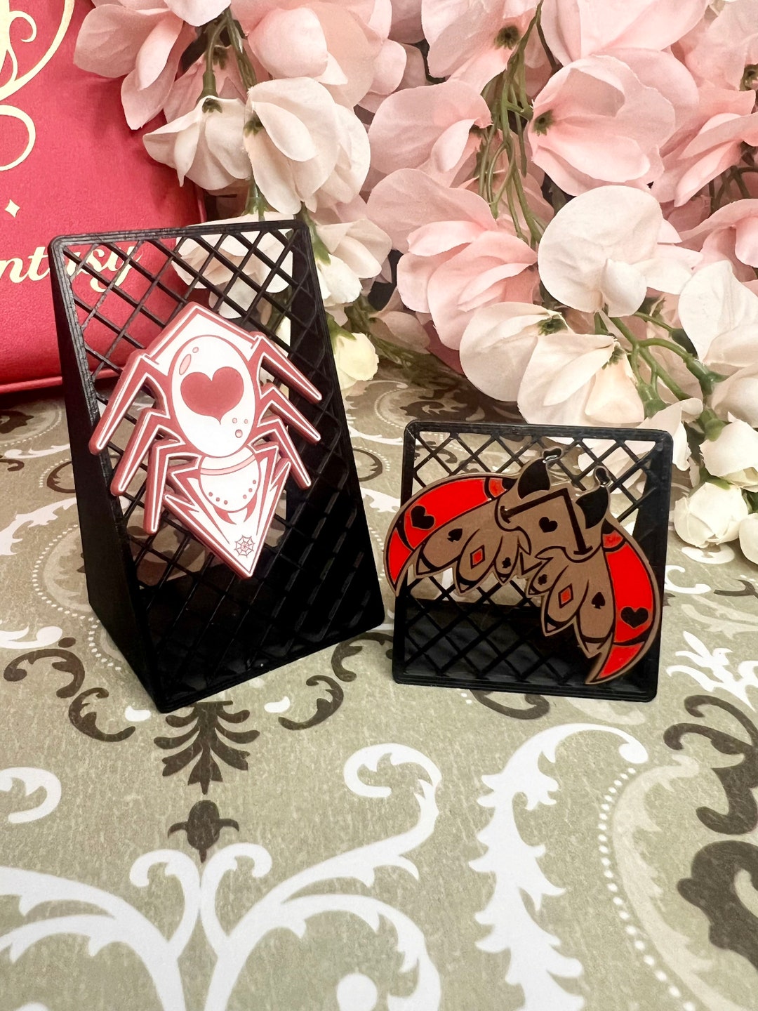 Soft Enamel Pin Demon Inspired Emblems Epoxy Coated - Etsy