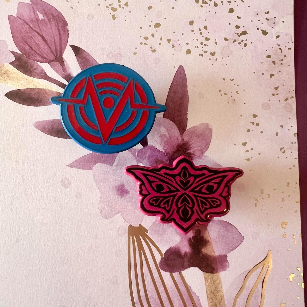 Emblem Revamp - Wave 1 - Valentino - Vox - Soft Dyed Enamel Pin - Etsy