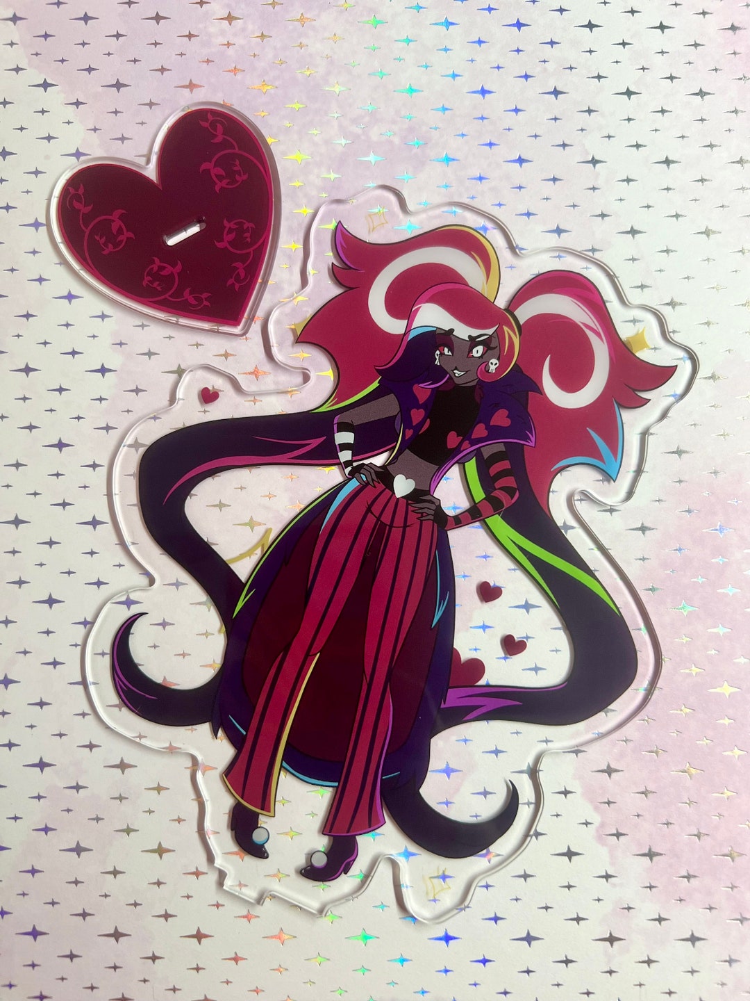 Velvette Hazbin Hotel Rainbow Highlight 7 Inch Acrylic Standee B Grade ...