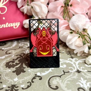 Soft Enamel Pin Demon Inspired Emblems Epoxy Coated - Etsy