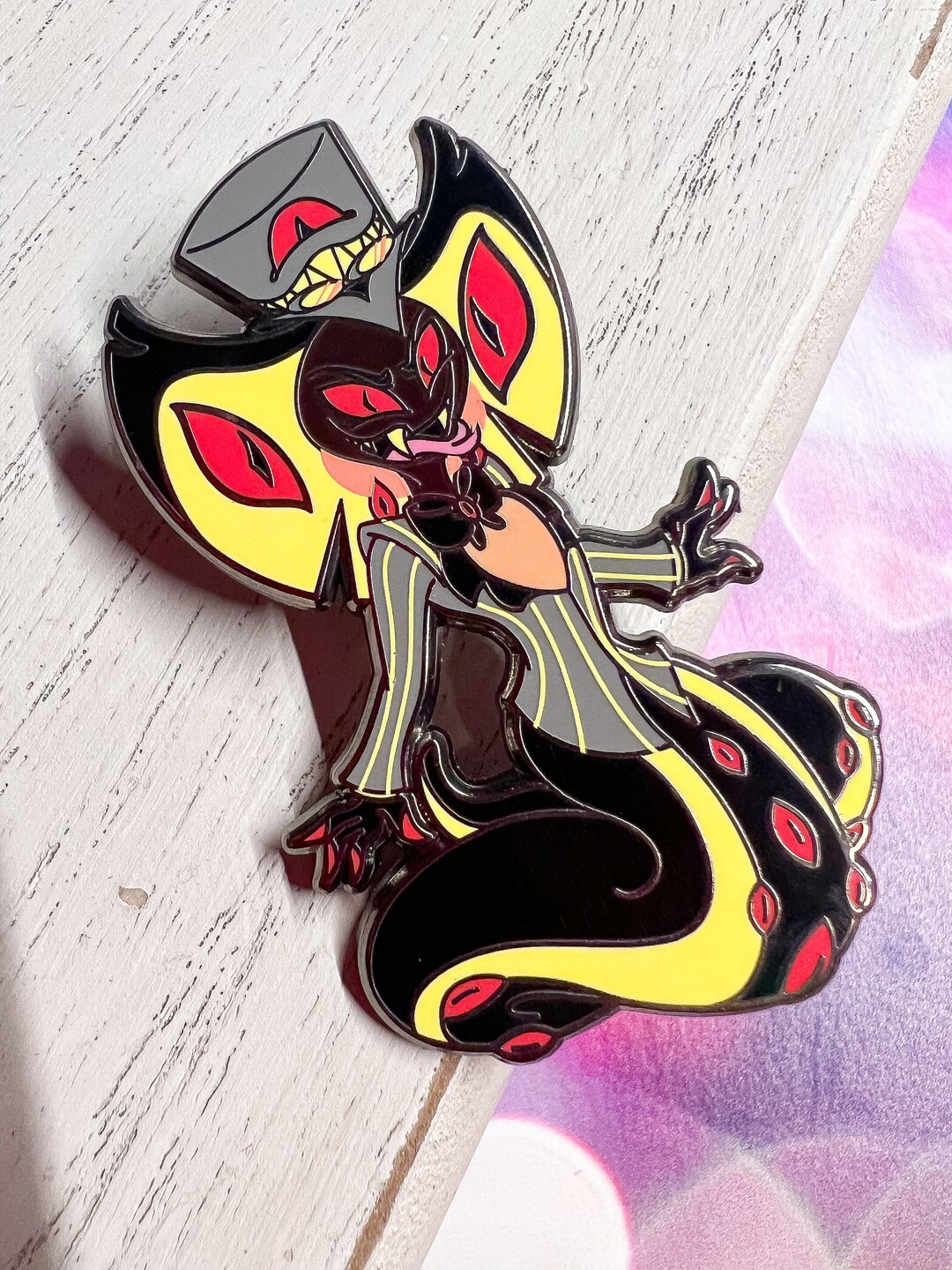 Sir Pentious Enamel Pin Hazbin Hotel - Etsy Canada