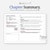 Chapter Summary Template Digital & Printable Study Review Planner for ...