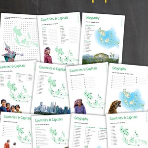 Geography - Southeast Asia - Etsy