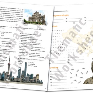 Geography of China - Etsy