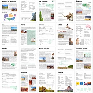 Regions of the United States: the Southwest - Etsy