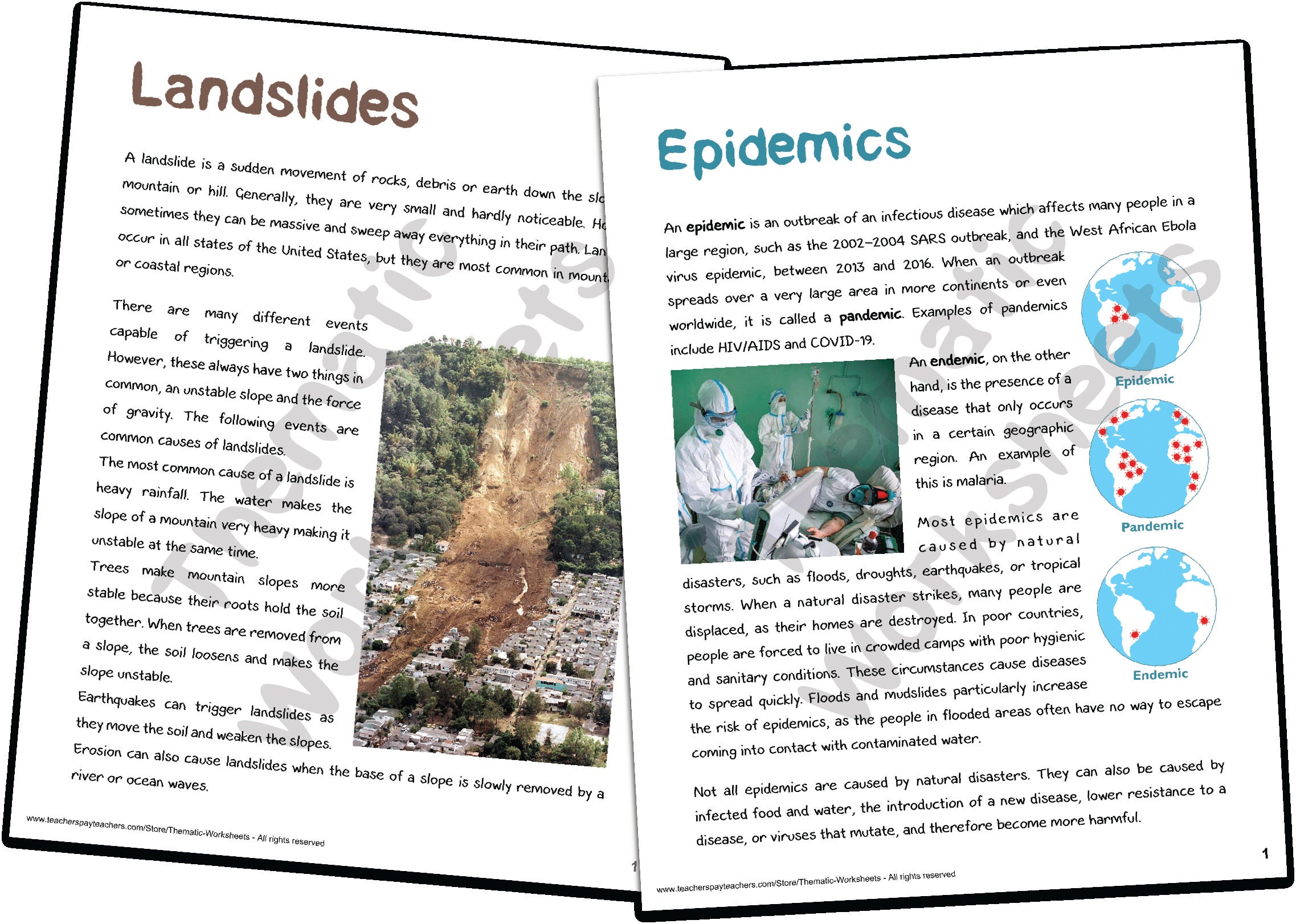 Natural Disasters Bundle - Etsy