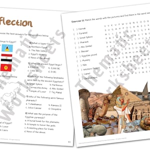 Egypt (fun Stuff for Elementary Grades) - Etsy