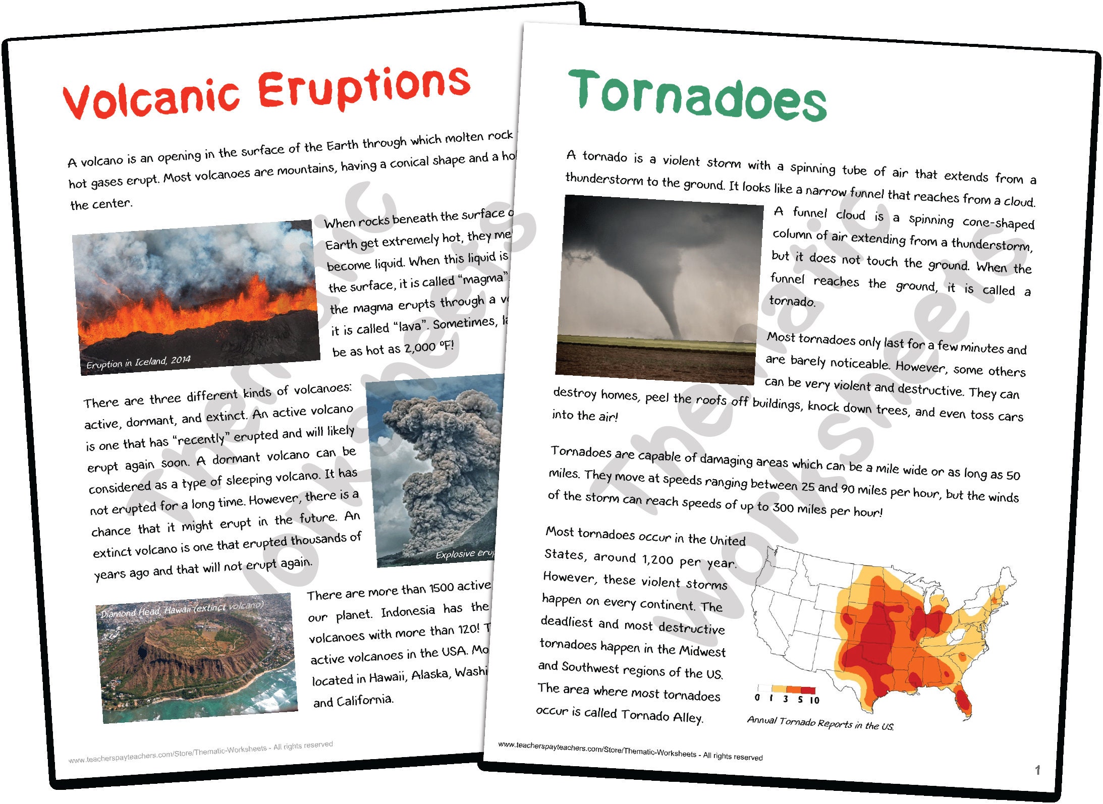 Natural Disasters Bundle - Etsy
