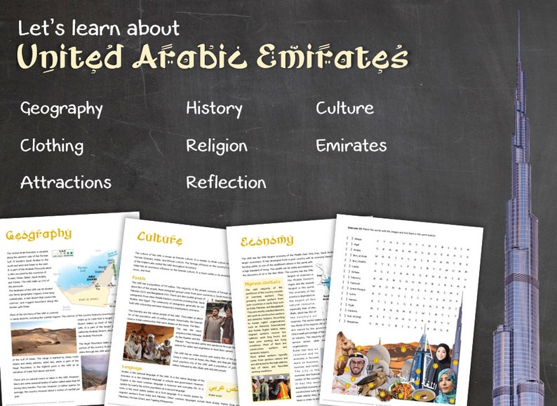 The United Arab Emirates (country Study) - Etsy