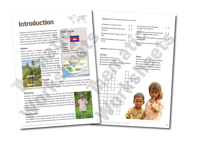 Cambodia (country Study) - Etsy