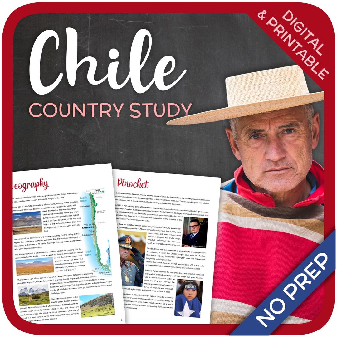 Chile (country Study) - Etsy