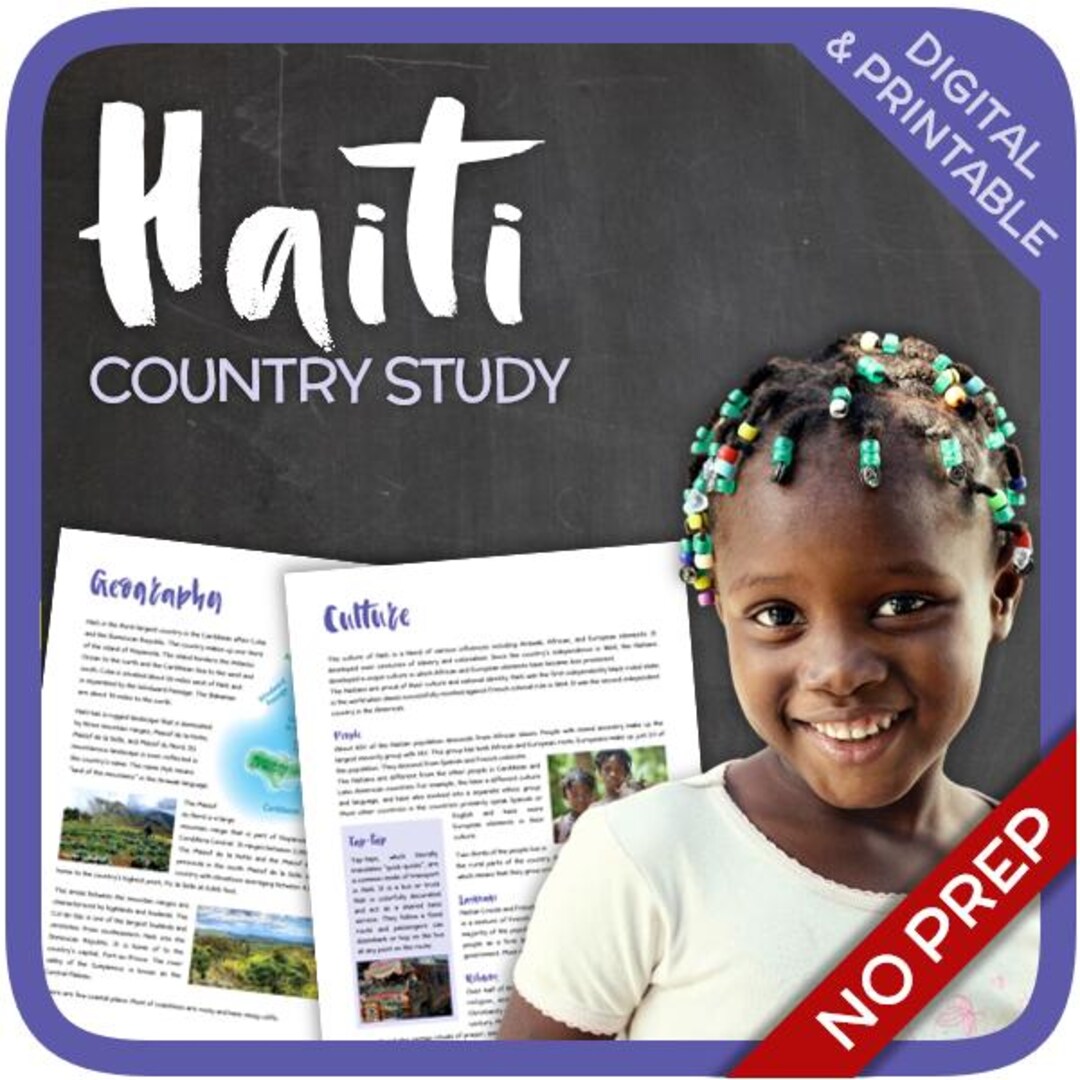 Haiti (country Study) - Etsy