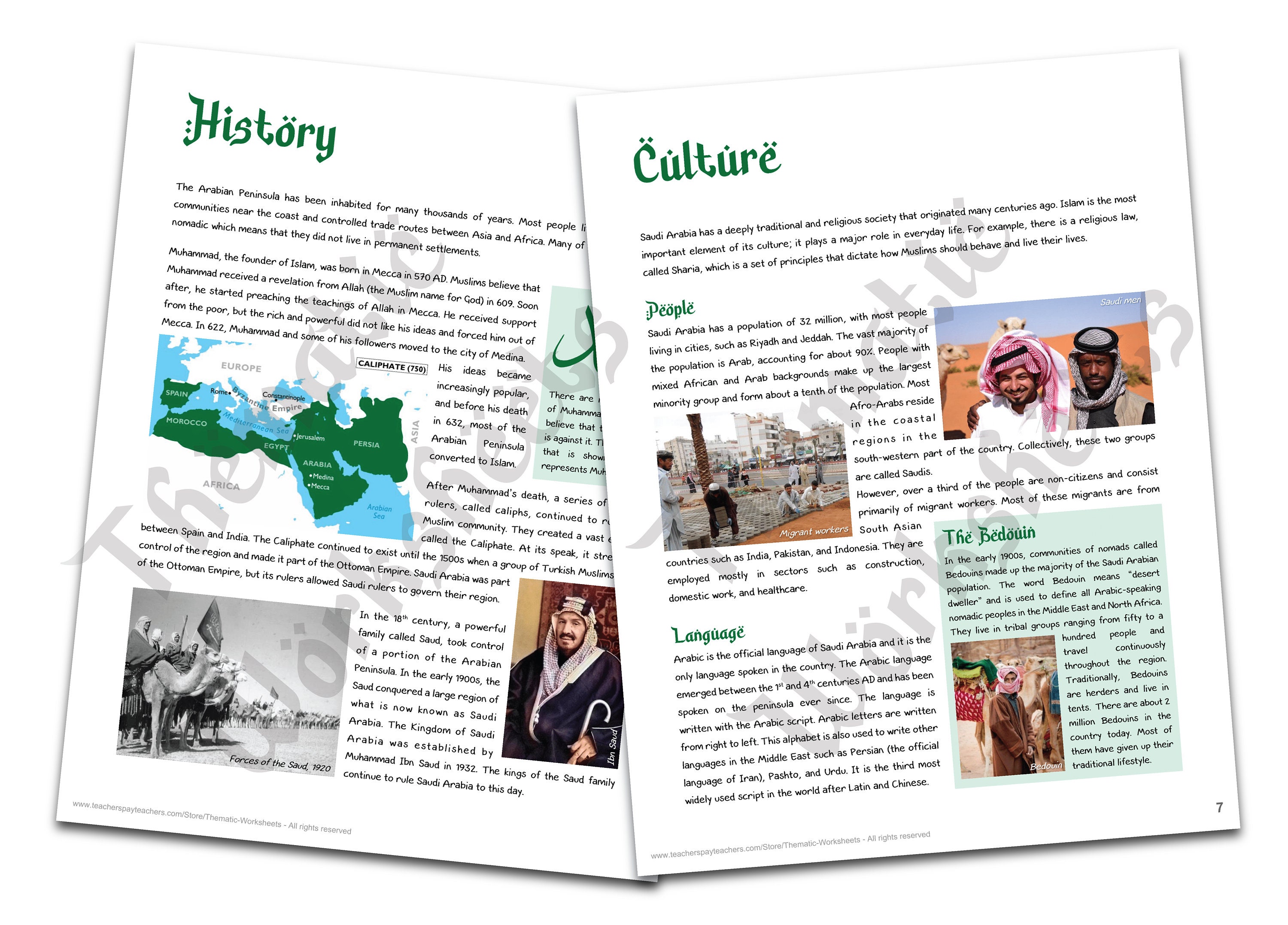 Saudi Arabia (country Study) - Etsy