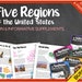 Five Regions of the United States bundle - Etsy