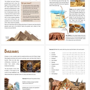 Egypt (fun Stuff for Elementary Grades) - Etsy