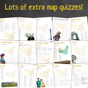 Geography of China - Etsy