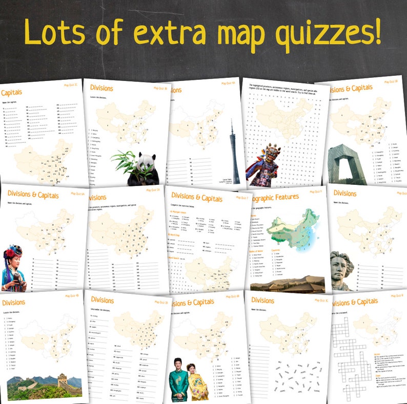 Geography of China - Etsy