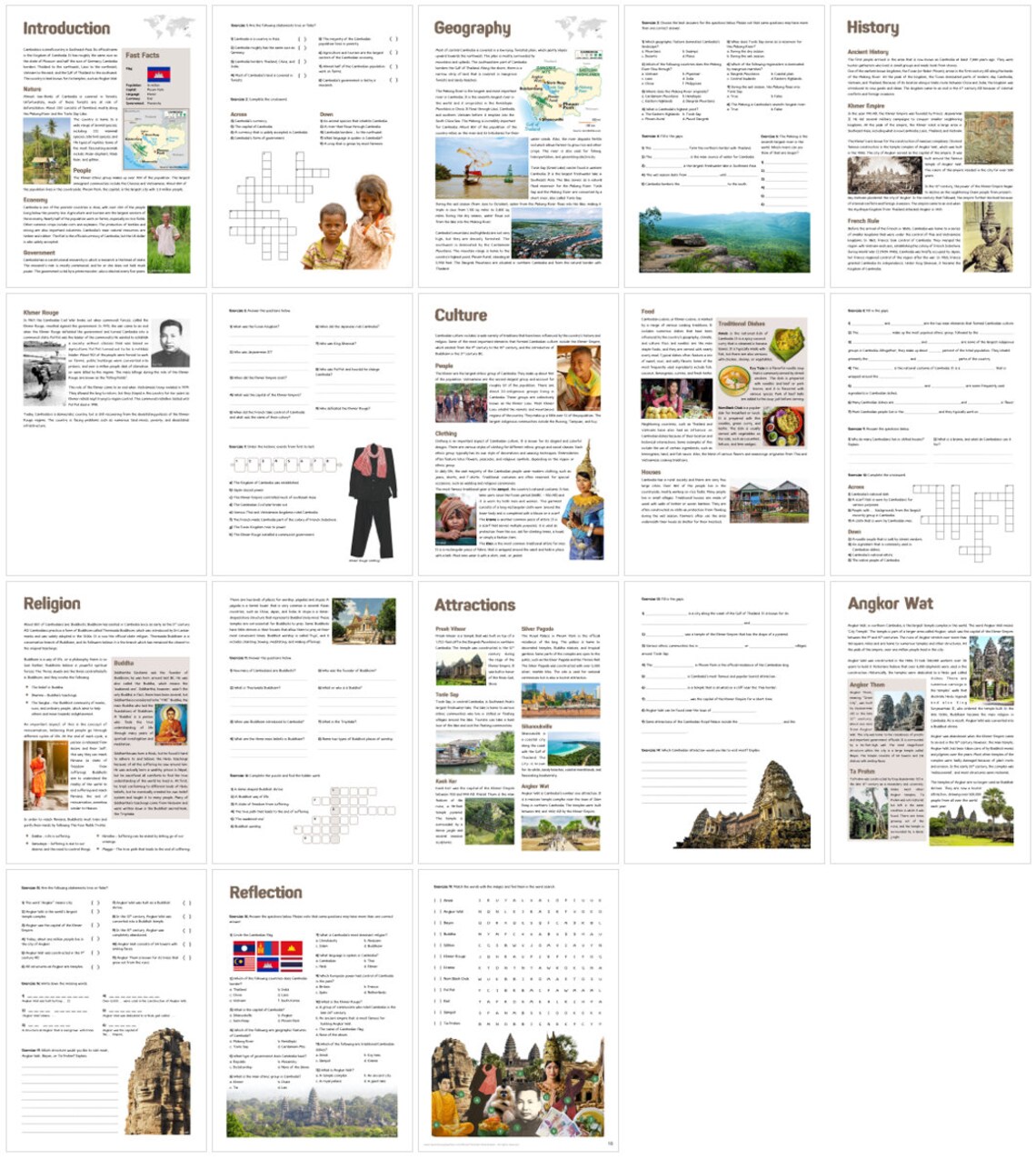 Cambodia (country Study) - Etsy