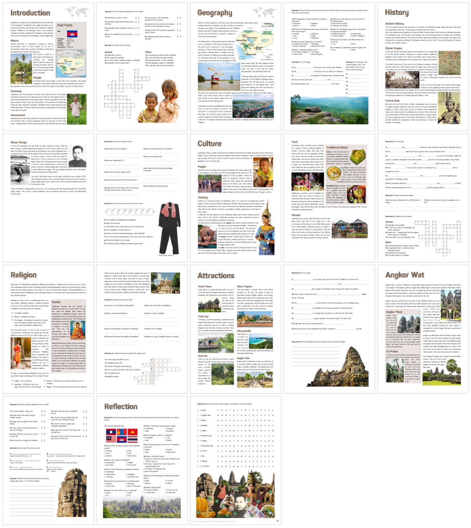 Cambodia (country Study) - Etsy