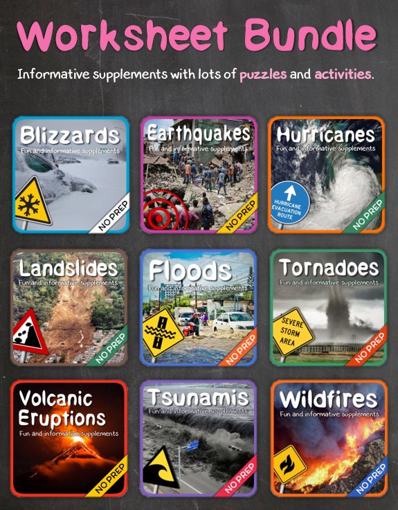 Natural Disasters Bundle - Etsy