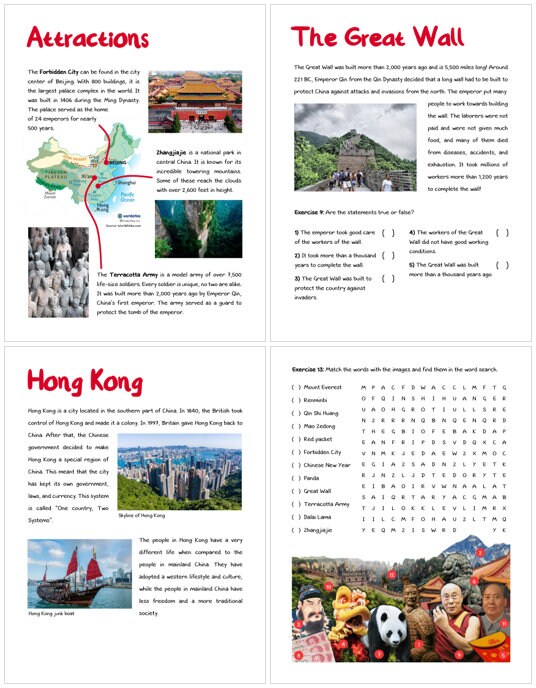 China (fun Stuff for Elementary Grades) - Etsy