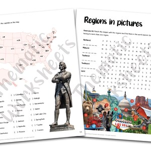 Five Regions of the United States (bundle) - Etsy