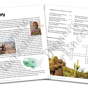 Regions of the United States: the Southwest - Etsy