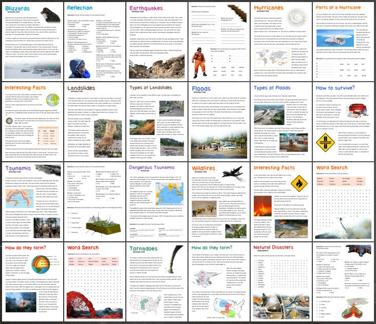 Natural Disasters Bundle - Etsy