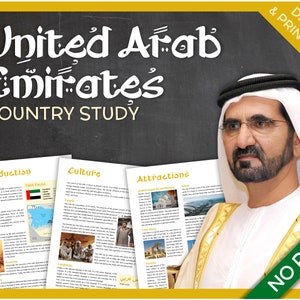 The United Arab Emirates country Study - Etsy