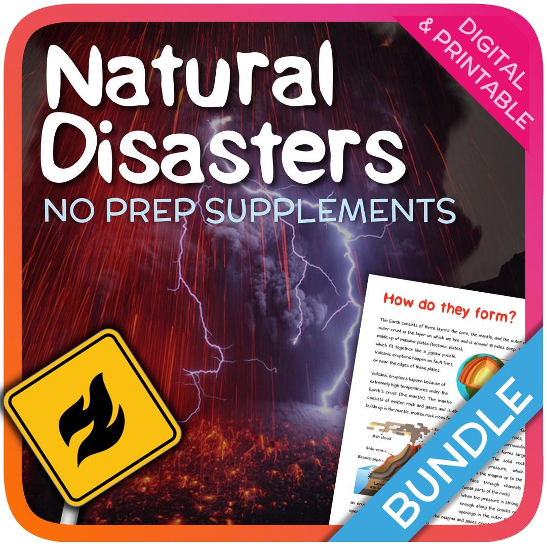 Natural Disasters Bundle - Etsy