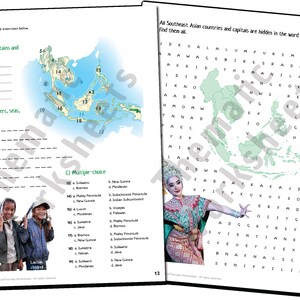 Geography - Southeast Asia - Etsy