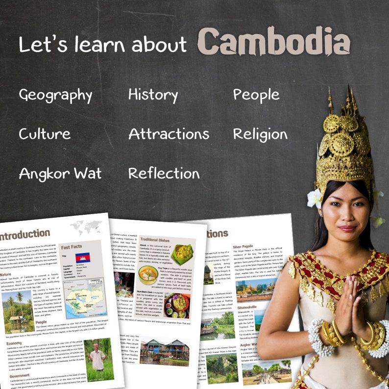 Cambodia (country Study) - Etsy