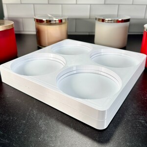 3 Wick Candle Organizer, Bath & Body Works Candle Storage, Scented Jar ...