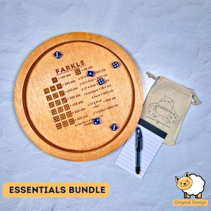 Farkle Dice Tray, Family Game Night, Board Games, Dice Games, Party ...