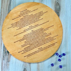 Farkle Dice Tray, Family Game Night, Board Games, Dice Games, Party ...