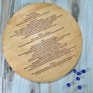 Farkle Dice Tray, Family Game Night, Board Games, Dice Games, Party ...