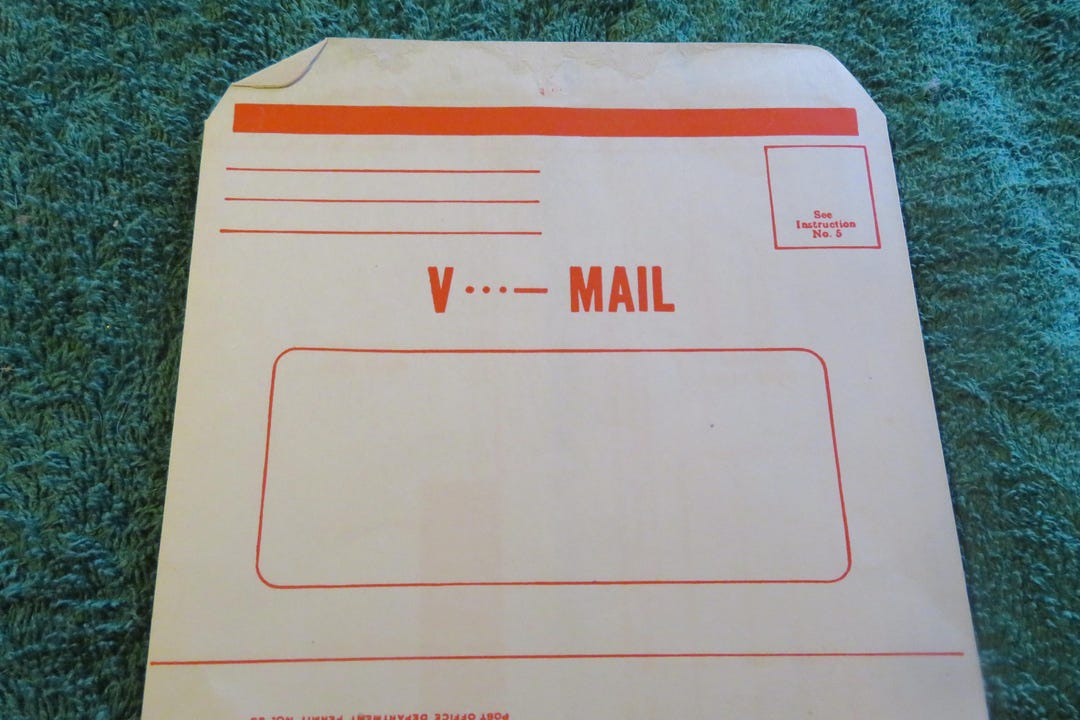 Vintage 1940s Unused WWII US Navy Military V-mail Form - Etsy